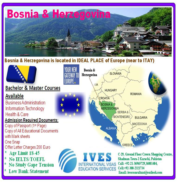 Study in BOSNIA & Herzegovina (Europe)