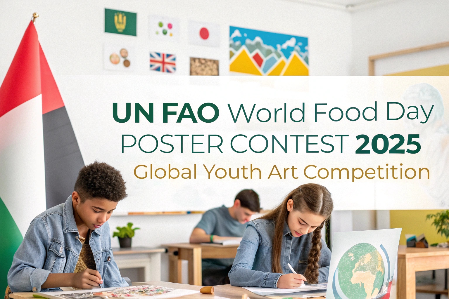UN FAO World Food Day Poster Contest 2025 | Global Youth Art Competition