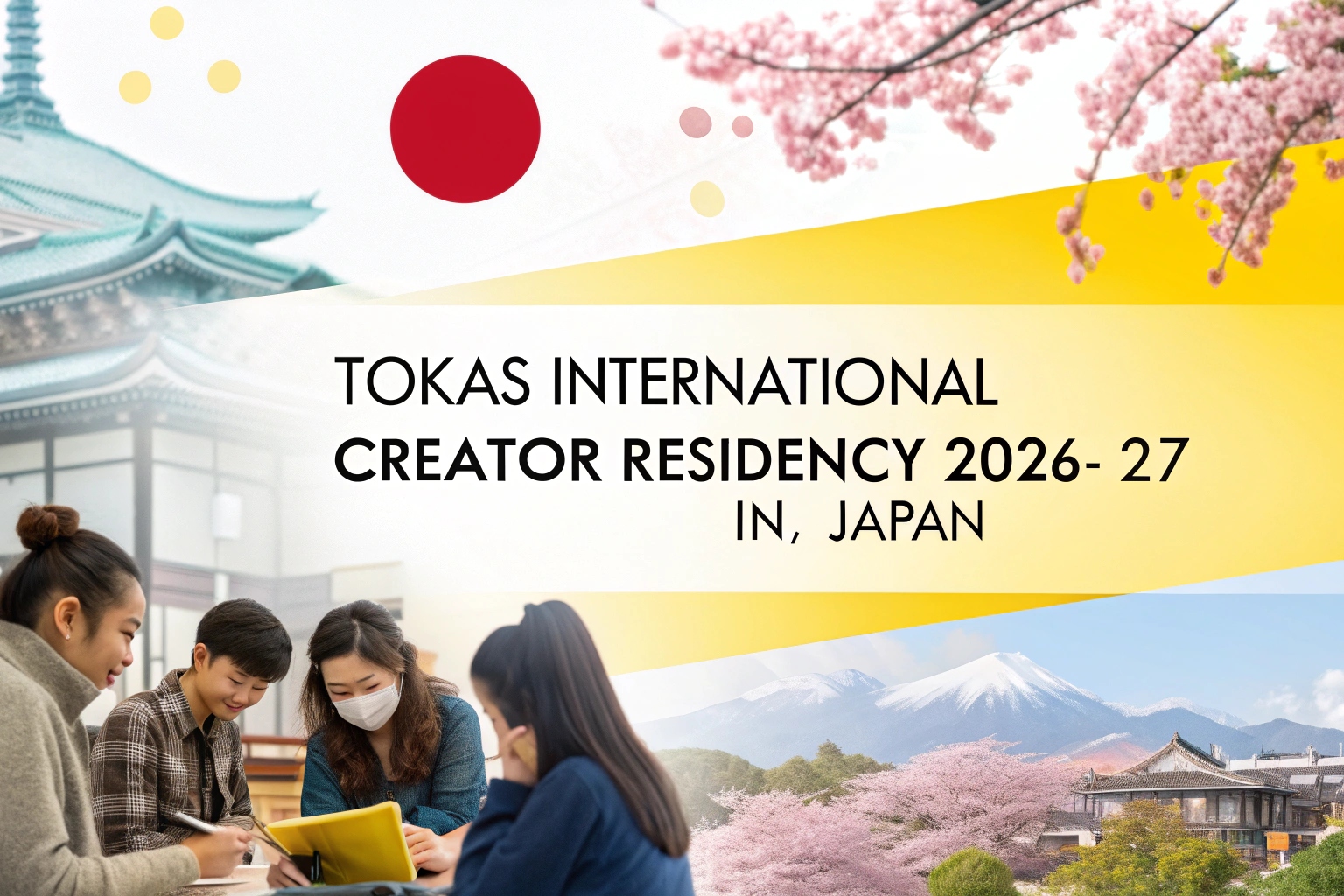 TOKAS International Creator Residency 2026–27 in Japan | Fully Funded