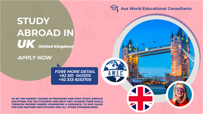 Study in Uk with Aus World Educational Consultants