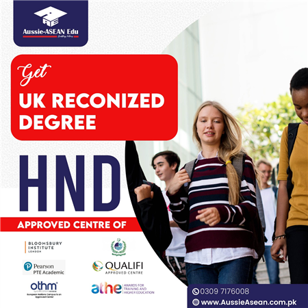 Get a UK-recognized degree with HND!