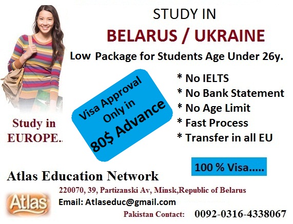 Study in Belarus and Ukraine (Europe)