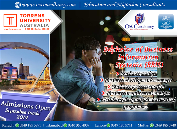 Apply for BBIS Program in Torrens University Australia..!!