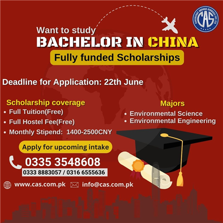 Fully Funded Scholarships for Bachelor's Degrees in China!