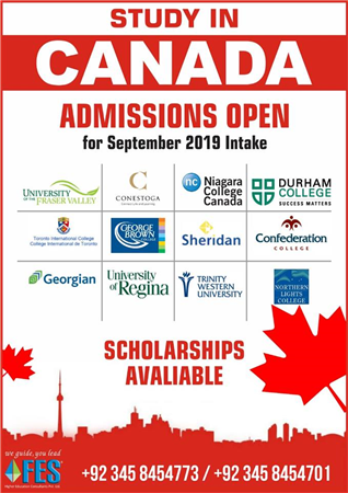 Study In Canada With FES Higher Education Consultants Pvt Ltd