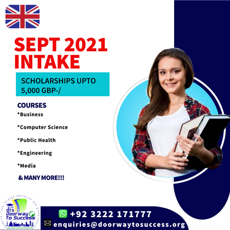 |Study in UK | September 2021 Intake is Still Open