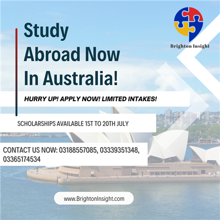 Study Abroad Now in Australia! Apply Fast! Admission WEEK!