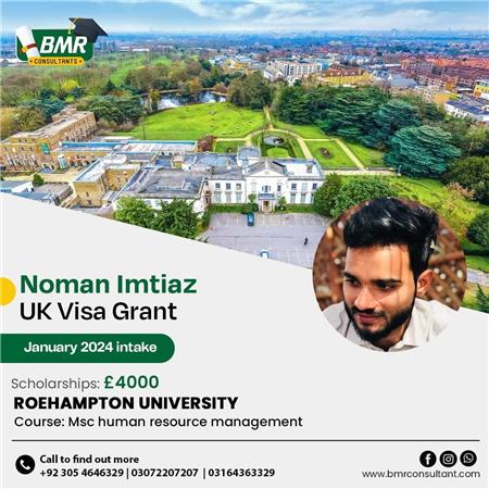 Congratulations to our student Noman imtiaz For obtaining a visa to ...