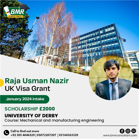 Congratulations to our student Raja usman nazir For obtaining a visa to ...