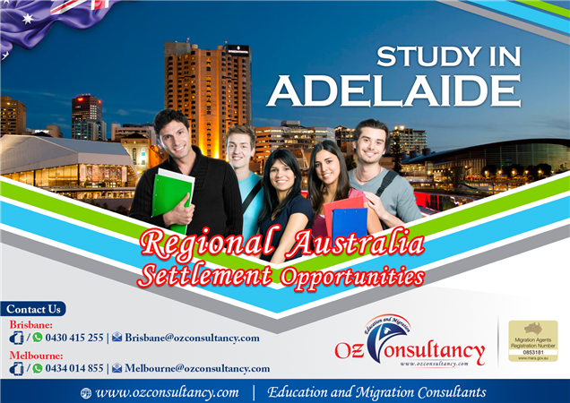 Study in Adelaide - OZ Consultancy..!!