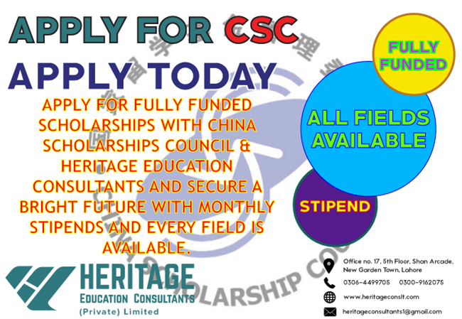 APPLY FOR FULLY FUNDED CSC SCHOLARSHIPS IN CHINA