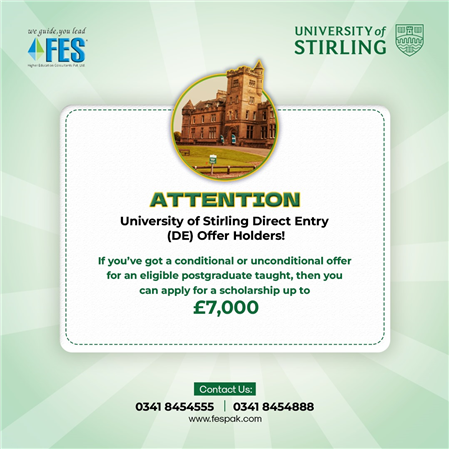 Study in UK - University of Stirling