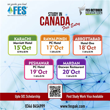 FES October Education Fair – (Study in Canada)
