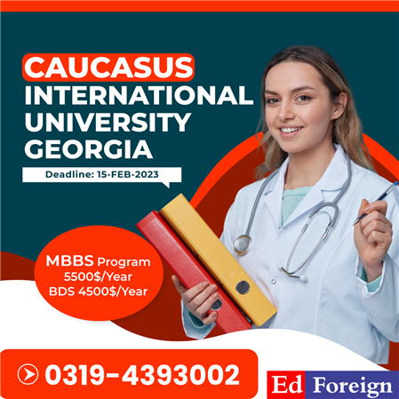 MBBS IN CAUCASUS INTERNATIONAL UNIVERSITY GEORGIA