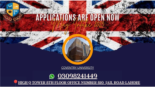 APPLICATIONS ARE OPEN FOR INTAKES IN 2023 UK